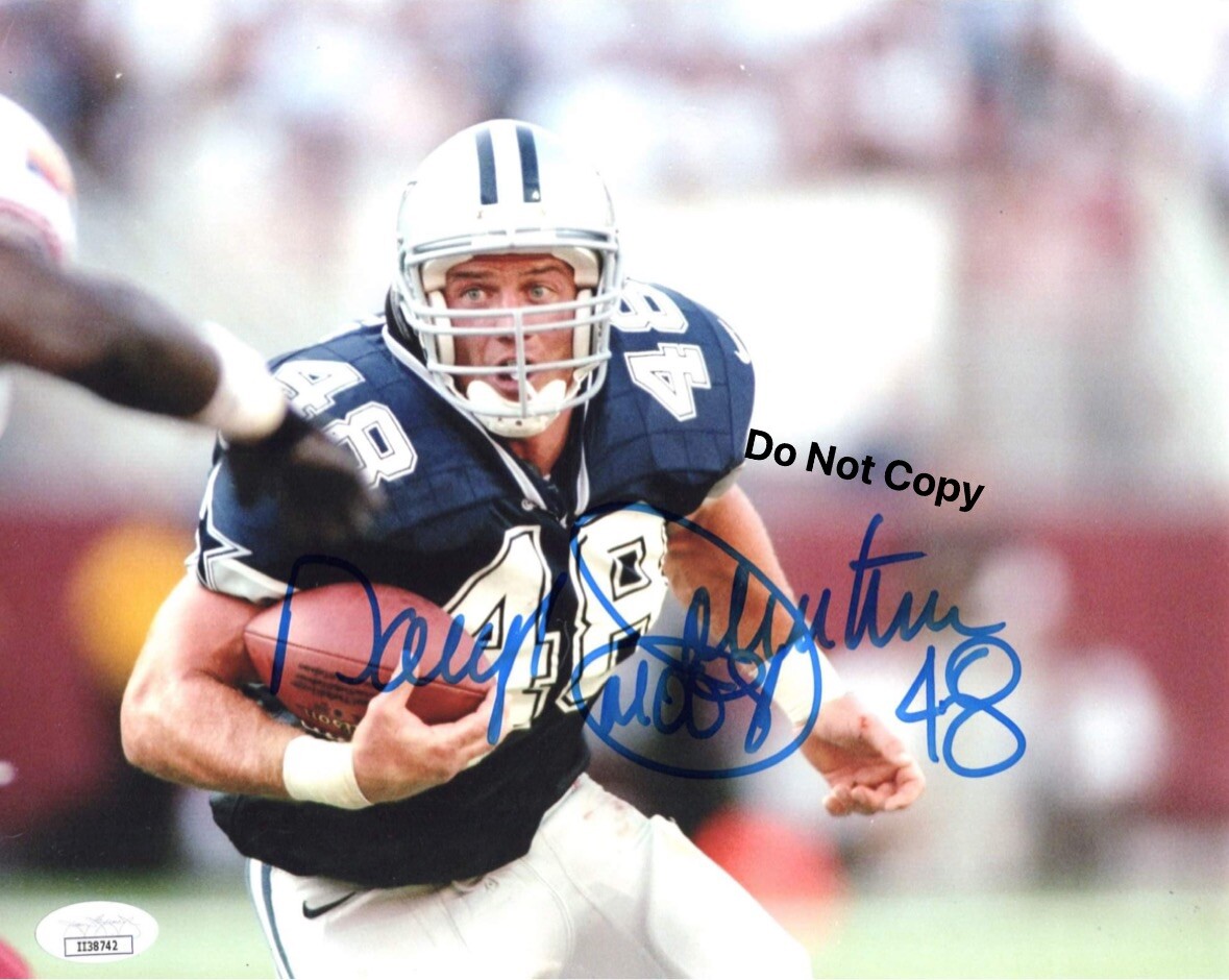 DARYL MOOSE JOHNSTON signed 8x10 Photo Dallas Cowboys JSA ...
