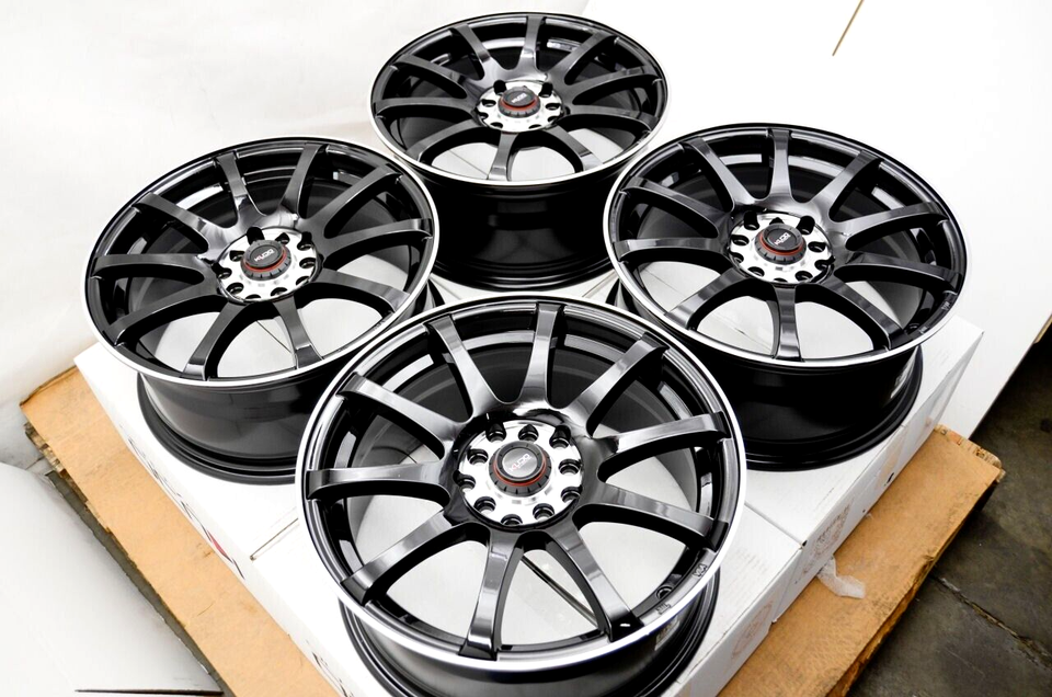 16" Wheels Rims Black Honda Civic Accord Toyota Matrix Corolla Celica ...