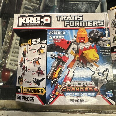Transformers Kre-o Predaking Micro Changers Combiners A2227 Kreo 80 ...