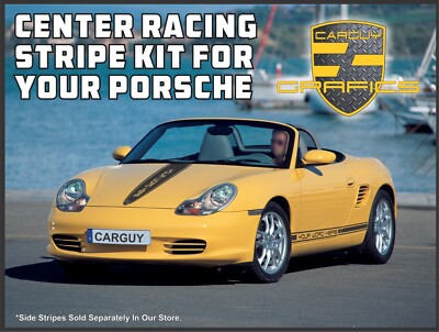 Racing Hood Stripe for all Porsche Boxsters 986 Models - Two Designs | eBay
