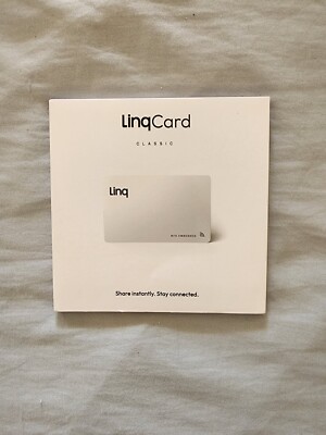 New LINQ Card - Digital NFC Digital Business Card (White) | eBay