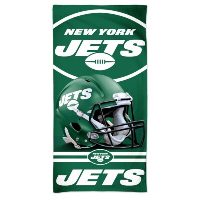 NEW YORK JETS HELMET 30"X60" SPECTRA BEACH TOWEL NEW WINCRAFT 👀 | eBay