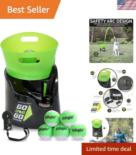 Remote-Controlled Automatic Dog Ball Launcher with 5 Tennis Balls ...