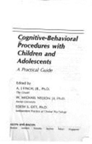Cognitive-Behavioral Procedures with Children and Adolescents: A ...