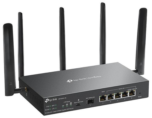 Omada 4G+ Cat6 AX3000, WPA3 - ER706W-4GB Gigabit VPN Router ...