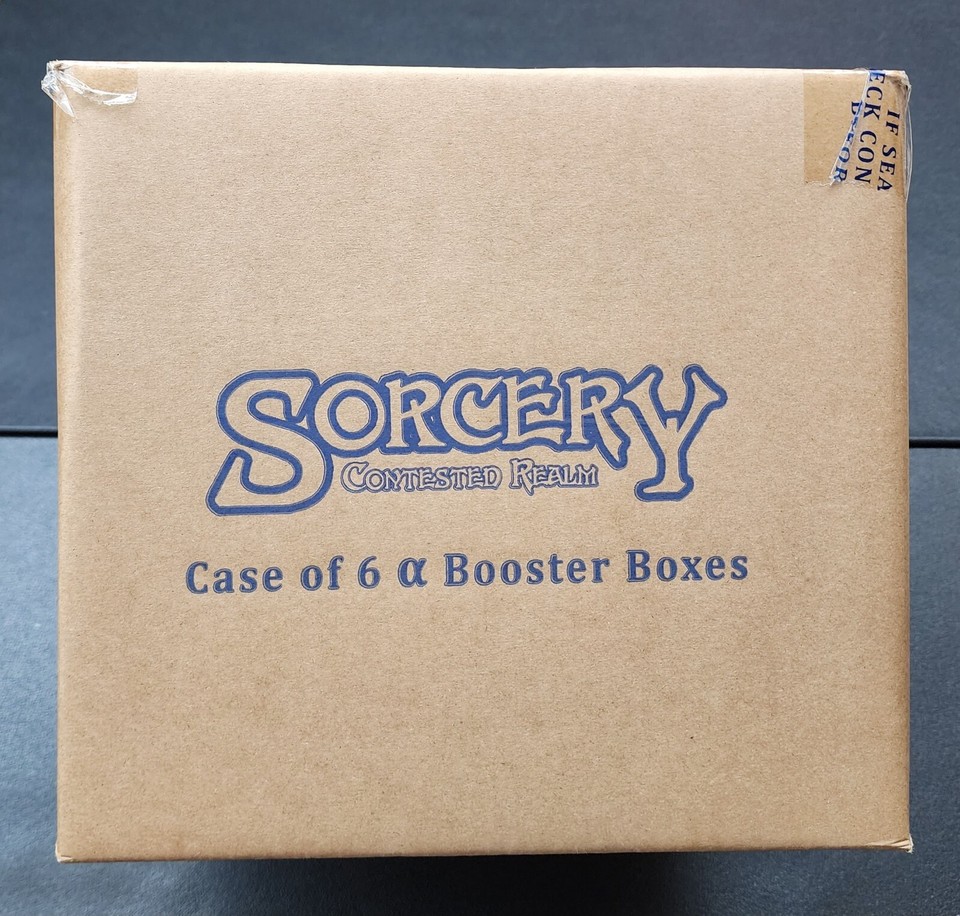 Sorcery: Contested Realm TCG Kickstarter Alpha Booster Box CASE EMPTY ...