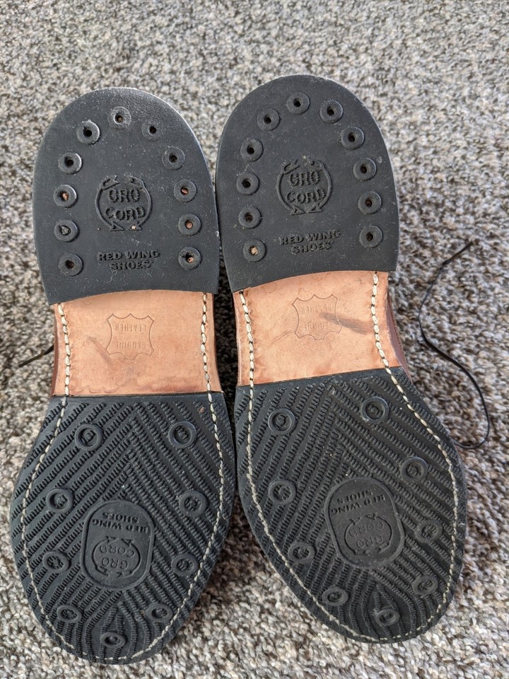 Red Wing Heritage 9435 Brown Leather Teak Williston Size 10.5D Dress ...