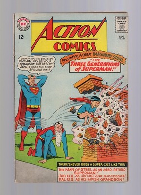 Action Comics #327 - Superman - Old Fart Superman Appearance - Lower ...