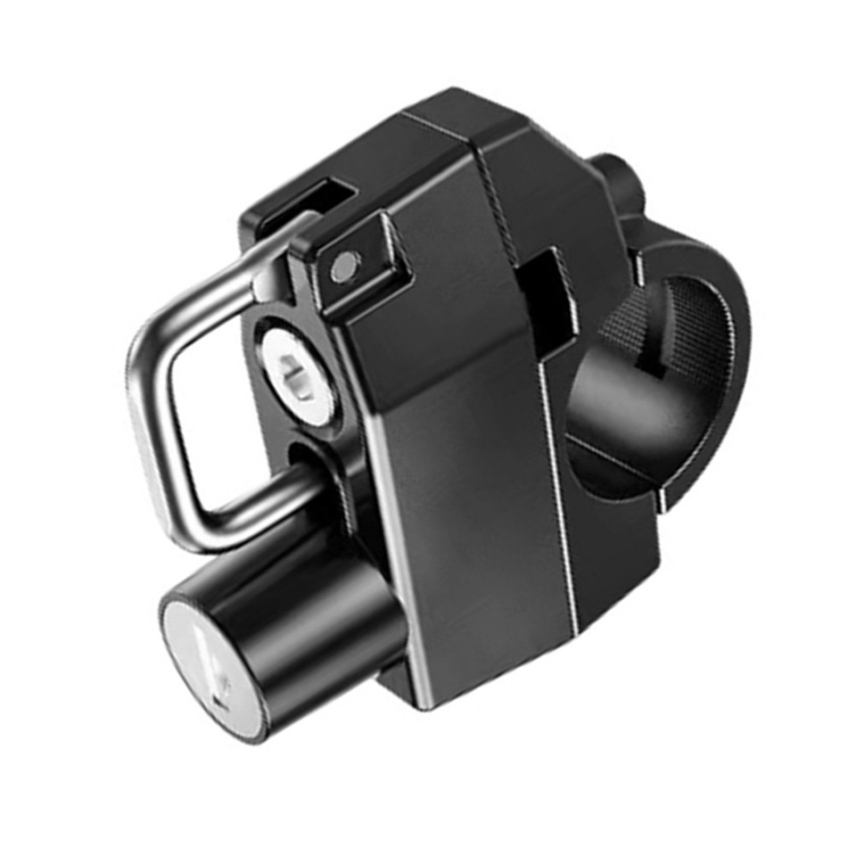 Motorcycle Helmet Lock -Theft Helmet Security Locks with Battery ...