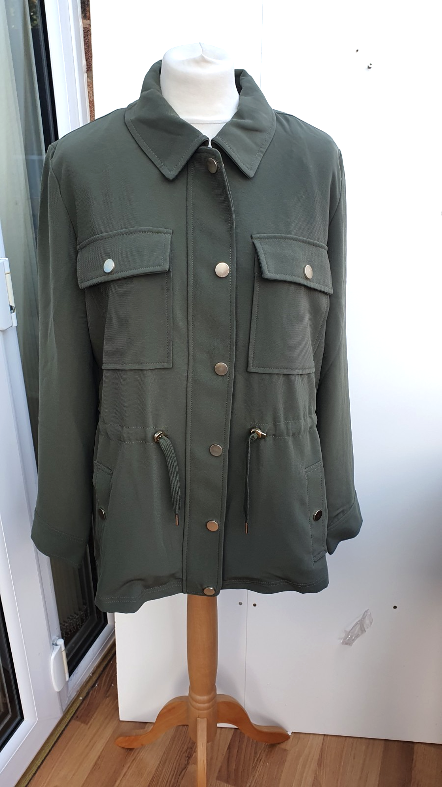 Ruth Langsford Size 14 Jacket Twill Utility Jacket Khaki New | eBay UK