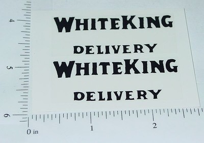Pair Metalcraft White King Stake Truck Sticker Set MC-032 | eBay