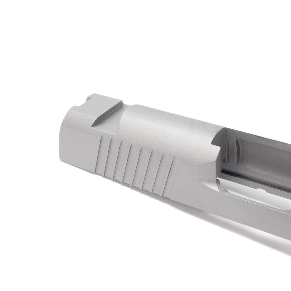 1911 Commander Slide - 45acp/ Thick Rear/ STD Sight Cuts/ Swept Cut | eBay