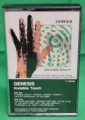 Genesis Invisible Touch Cassette Tape June 1986 75678164149| eBay