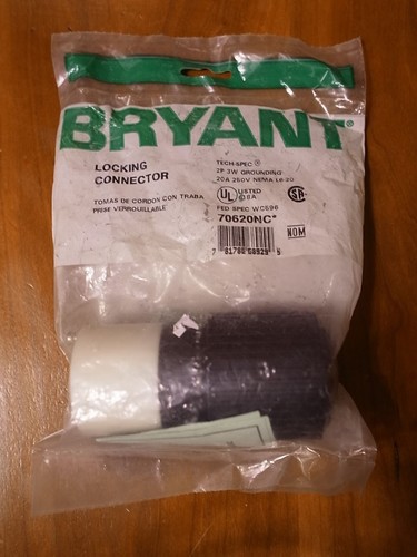 Bryant Locking Connector WC596 20Amp | eBay
