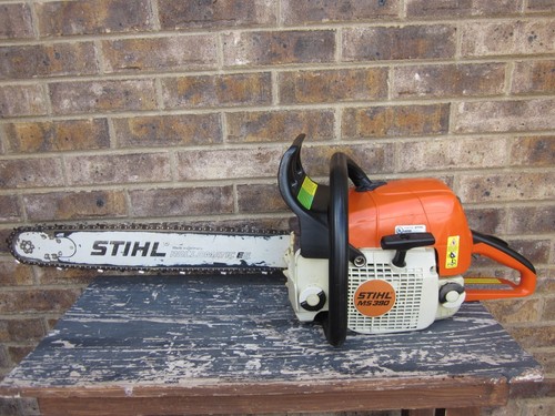 STIHL MS390 CHAIN SAW 22" BAR & CHAIN W/ HARD CASE RUNS PERFECT CLEAN ...