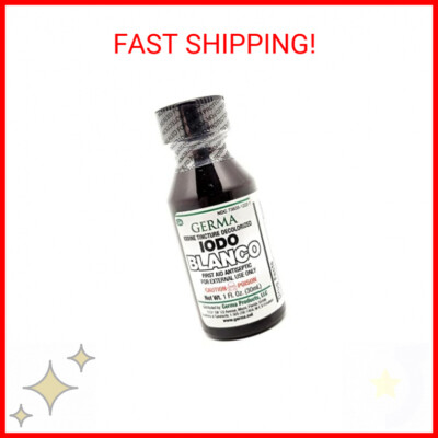 Germa Iodine Tincture Decolorized Colorless White Clear Iodo YODO ...