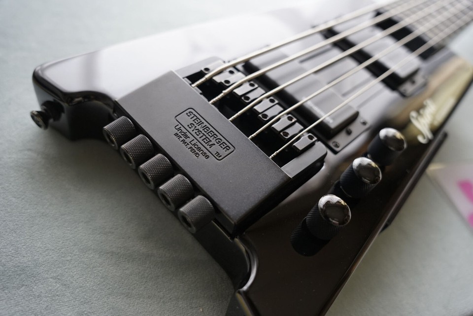 STEINBERGER Spirit XT-25 5-Strings Bass Black Headless Electric Bass ...