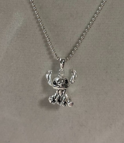 Licensed Disney Lilo & Stitch SMALL Sterling Silver 3D Stitch Pendant ...