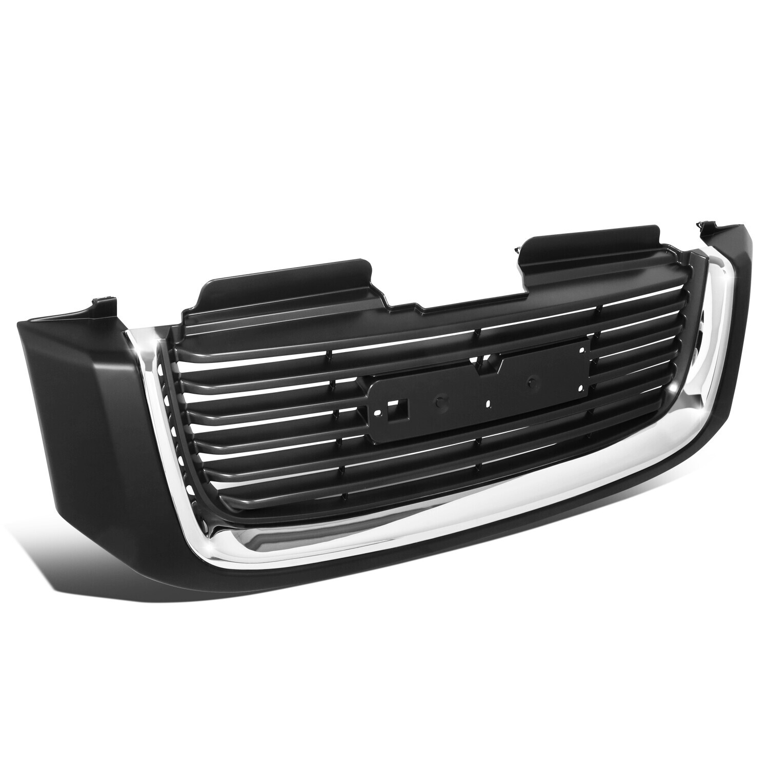 Fit 02-05 GMC Envoy Front Bumper Grille Replacemet w/Horizontal Slat ...