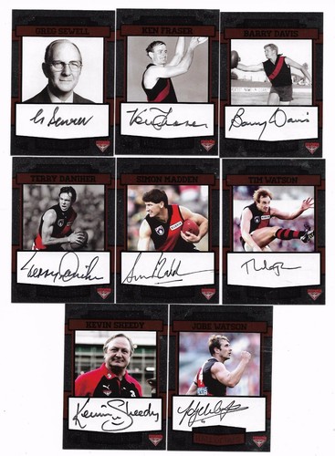 Essendon 140 Years Hall of Fame Signature Series (You Select Your Card ...