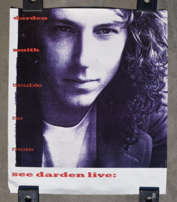 Darden Smith Concert Tour Poster for Trouble No More 1990 Album | eBay