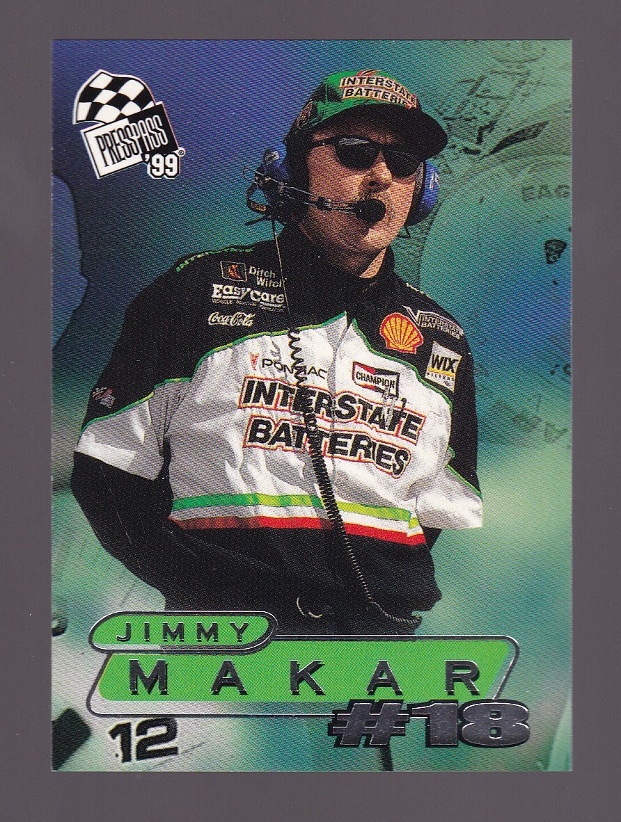 1999 Press Pass Nascar Jimmy Makar #65 | eBay