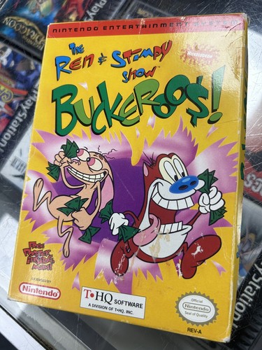 The Ren & Stimpy Show Buckeroos NES Nintendo Box Only 719575010146 | eBay