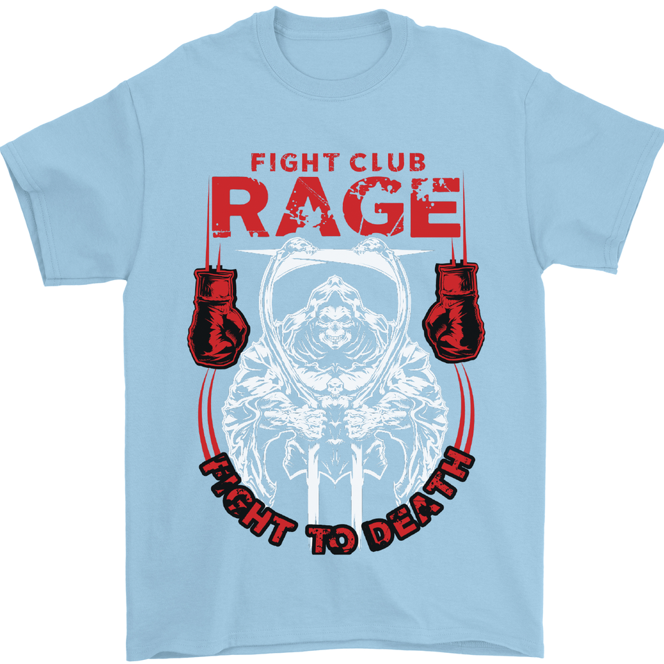 Fight Rage MMA Mixed Martial Arts Muay Thai Mens T-Shirt 100% Cotton ...