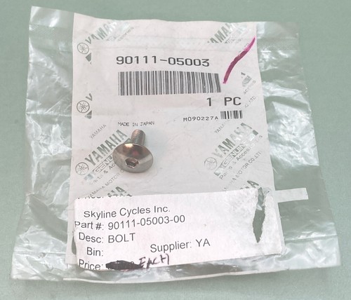 NEW GENUINE YAMAHA 90111-05003 COWLING Bolt, Hex Socket Button | eBay