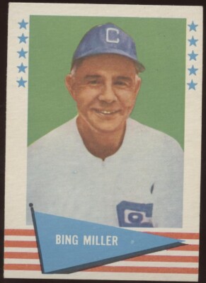 1961 Fleer Baseball #62 Bing Miller | eBay