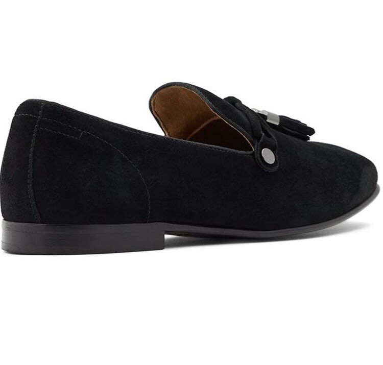 Aldo Size 7.5 US Mcrery Suede Slip On Round Toe Tassel Men’s Loafers ...