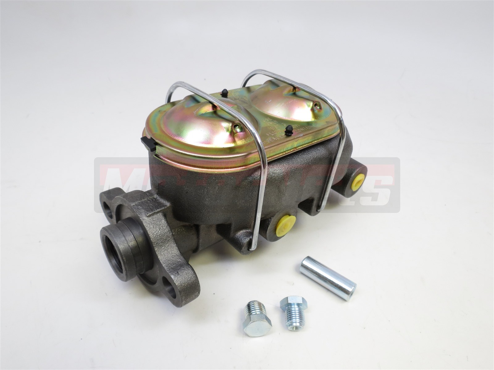 GM Chevy Raw Cast Iron Brake Master Cylinder 1" Bore 4 Port 9/16"&1/2 ...