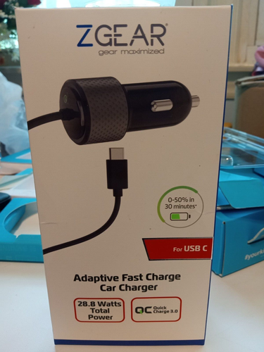 Z Gear Adaptive Fast Charging Car Charger for USB C | eBay