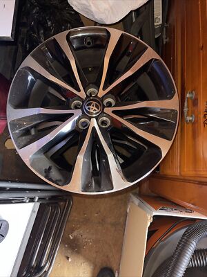 2018-2021 Toyota Camry 19x8 Replica Wheel 75222 A Rim Black Machined ...