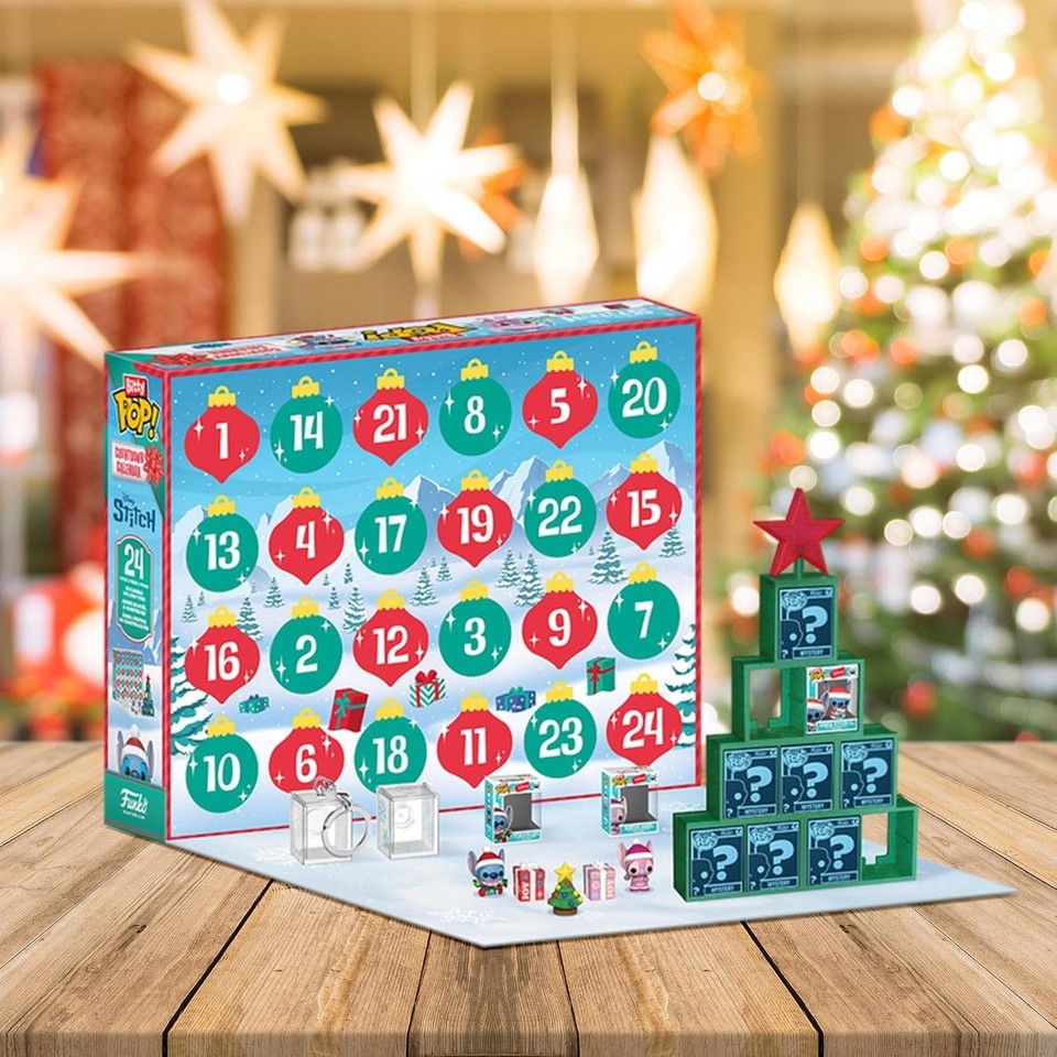 Funko Bitty Pop! Countdown Calendar: Stitch Holiday -Advent Calendar ...