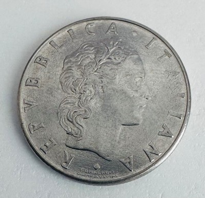 Italian L .50 Coin Lire Repvbblica Italiana (1978 Circulated) | eBay