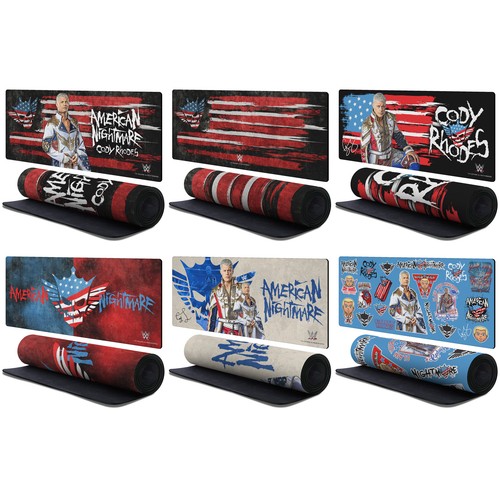OFFICIAL WWE CODY RHODES GAMING DESK PC KEYBOARD MOUSE MAT PAD | eBay UK