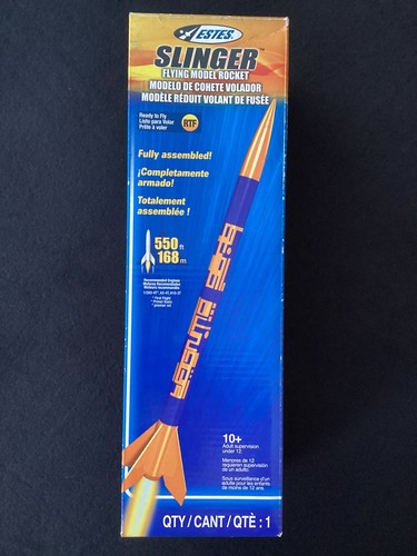 Estes Slinger #2471 OOP Flying Model Rocket!! Fully Assembled And Ready ...
