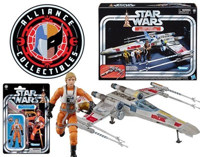 2025 Star Wars Vintage TVC 158 LUKE & RED FIVE X-WING FIGHTER Hasbro 3. ...