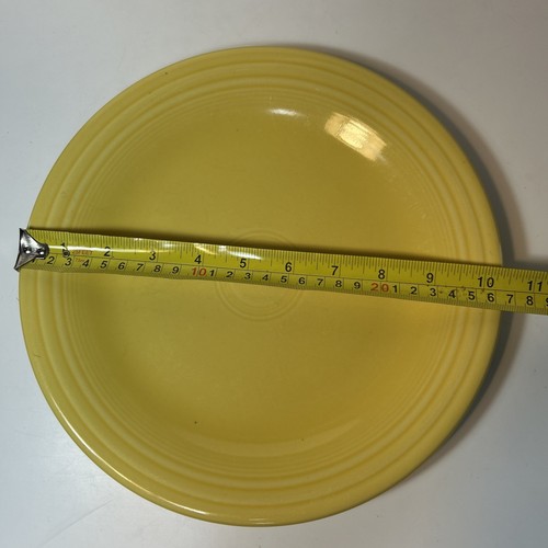 Vintage Original Fiesta Fiestaware 10 1/2" Dinner Plate Yellow Lead ...