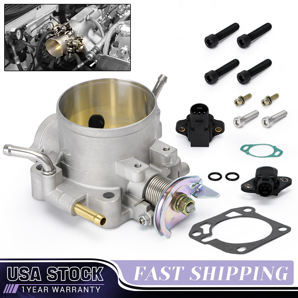 Throttle Body + Map Sensor For Honda Civic Si Acura B16/ B17/ B18/ B20 ...