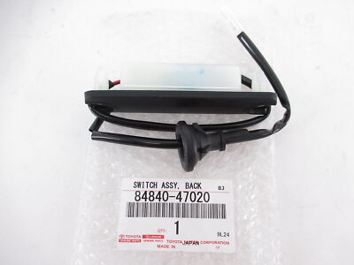 Genuine OEM Toyota 84840-47020 Trunk Lid Opener Switch 2004-2009 Prius ...