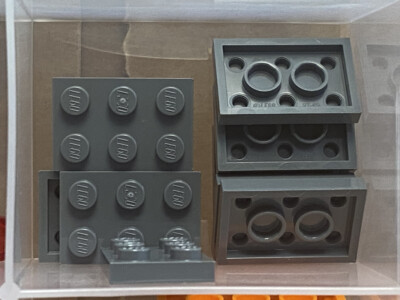 LEGO Parts - Dark Bluish Gray Plate 2 x 3 - No 3021 - QTY 10 | eBay