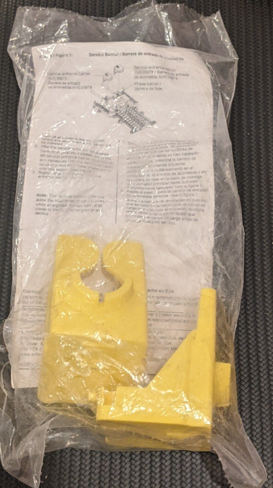 (2) Square D PKSB1HA Lug Service Barriers for Use on QOM Mains TPV ...