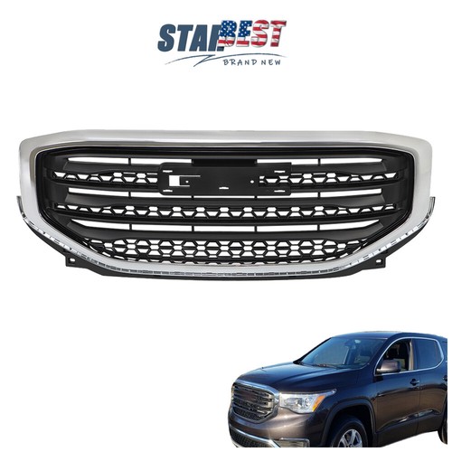 For GMC Acadia SLE/SL 2017-2019 Front Bumper Grille Upper Mesh Grill ...
