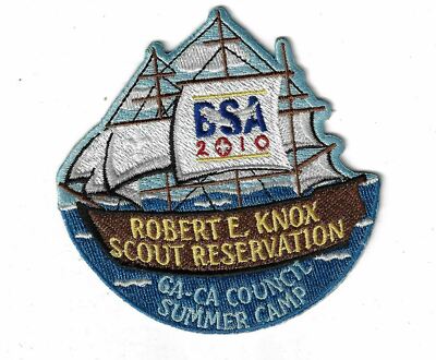 GA-CA Council Robert E. Knox Scout Reservation Summer Camp BLUE Bdr ...