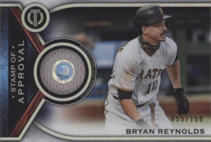 2021 Topps Tribute - Stamp of Approval Relics Bryan Reynolds #SOA-BR ...