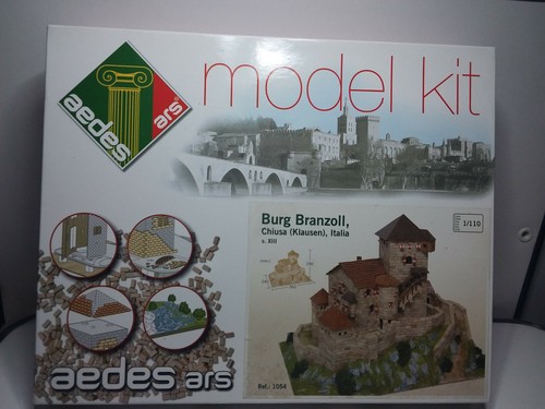 AEDES ARS 1054 MODEL KIT BURG BRANZOLL DIORAMA RESINE 1/110 NEUF JAMAIS ...