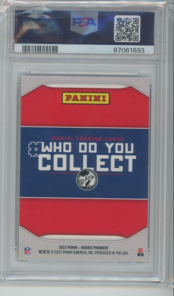 2023 Panini NFLPA Rookie Premiere Football CJ Stroud ROOKIE SP Texans ...