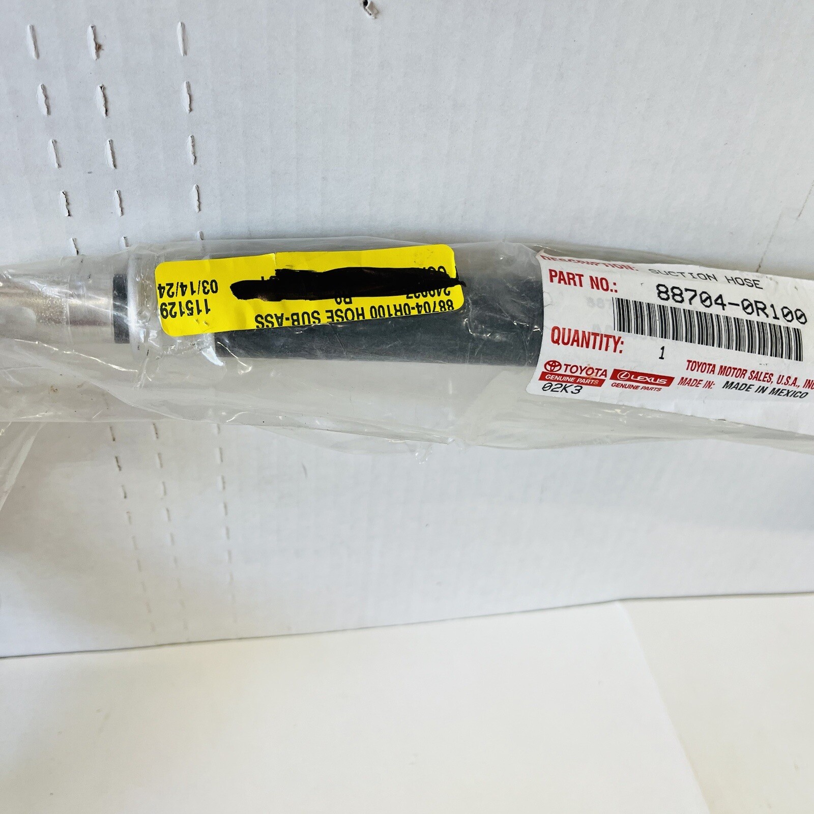 Genuine Toyota Suction Hose 88704-0R100 for sale online | eBay